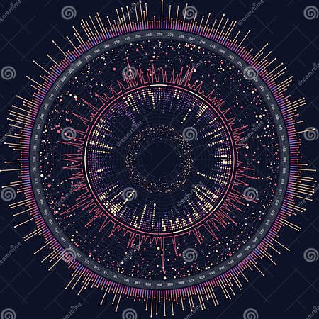 Big Data Visual Representation. Complex Big Data Analysis. Information ...