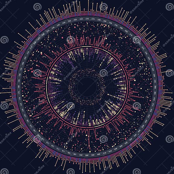 Big Data Visual Representation. Complex Big Data Analysis. Information ...