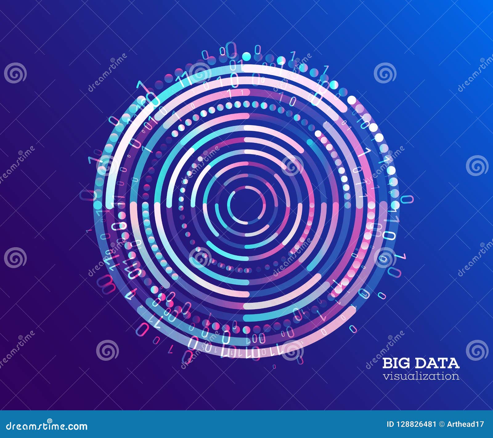 Big Data Visualization. Abstract Background with Dots Array and Stock ... Big Data Visualization. Abstract Background with Dots Array and Stock ...