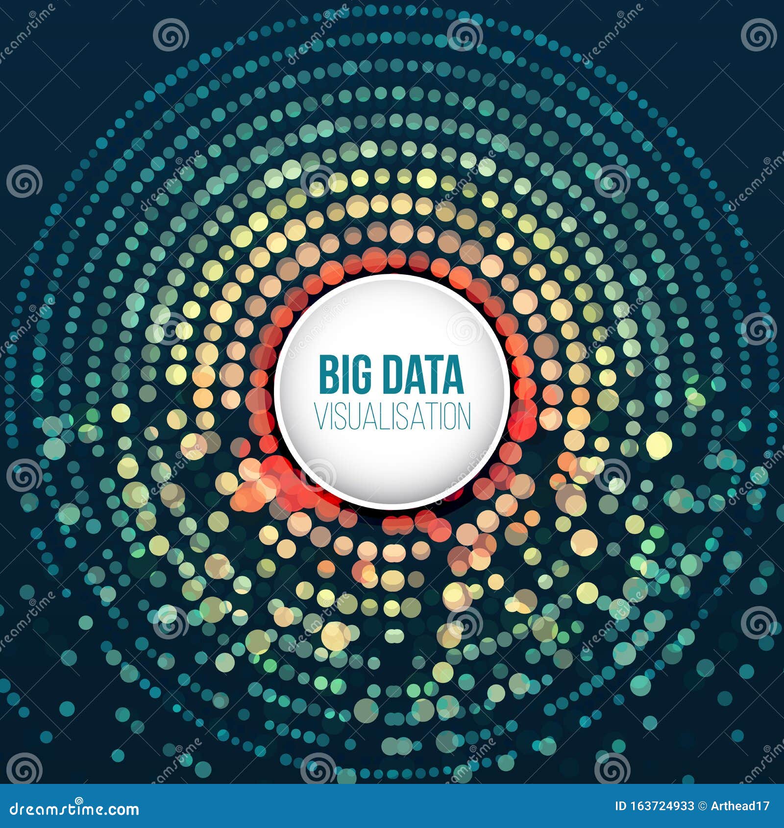 Big Data Visualization Abstract Background With Lines Array And Binary Code Stock Vector 4061