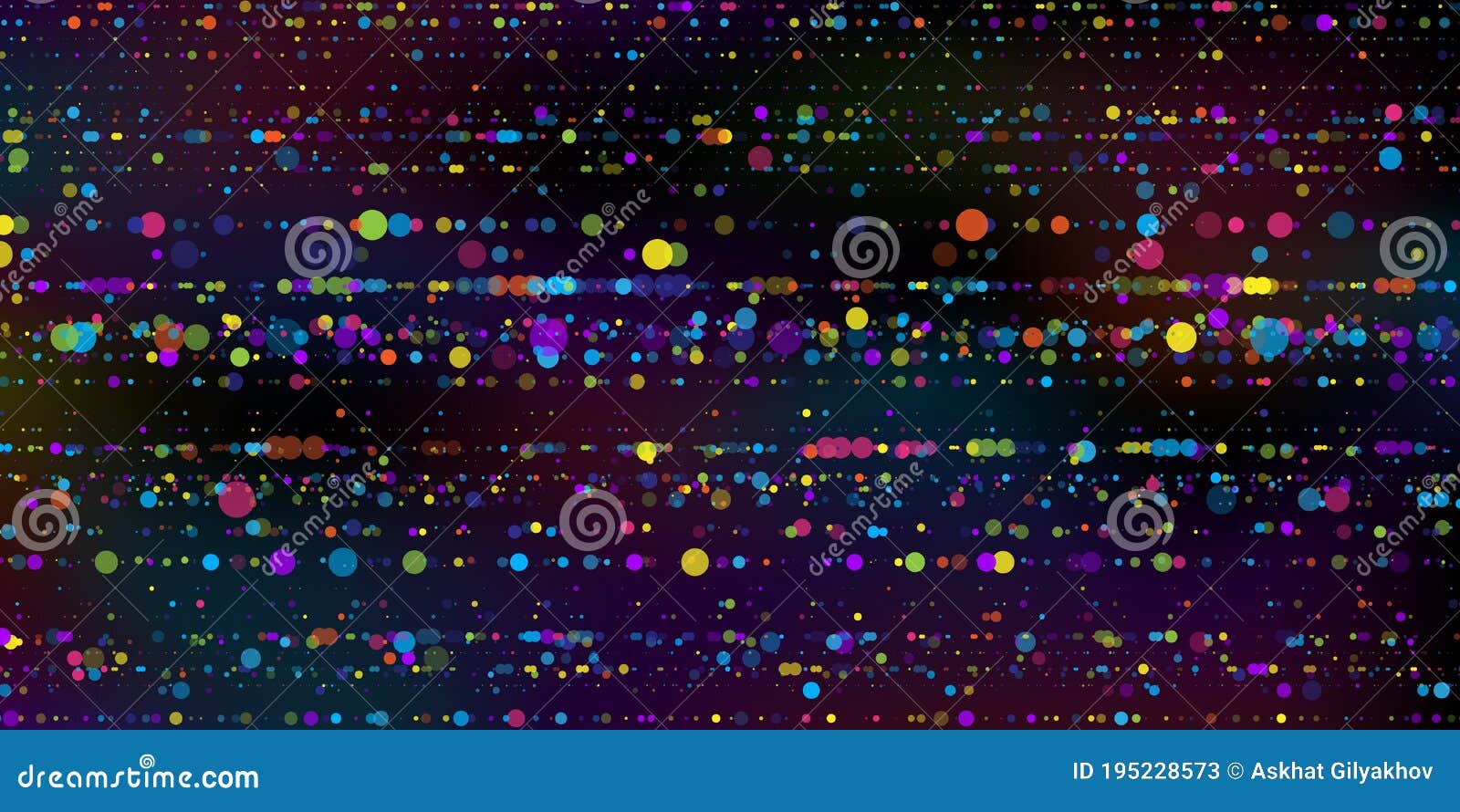 Big Data Visualization. an Abstract Data Stream of Stripes of ...