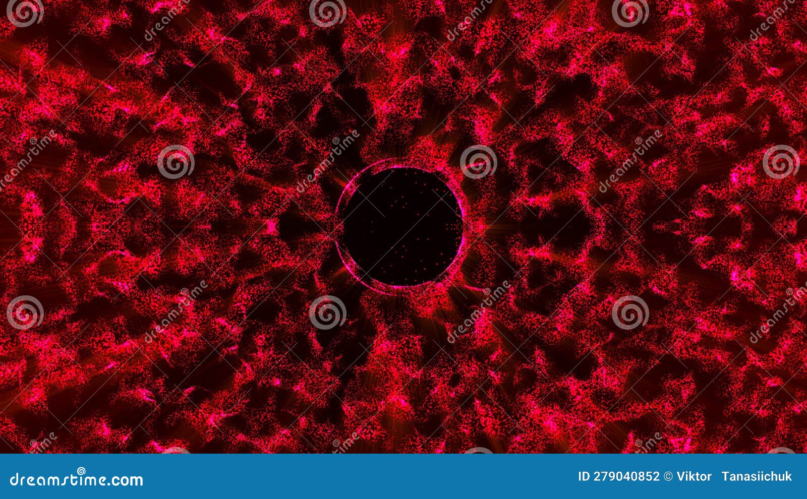 Big Data Visualization. Abstract Dynamic Particles. Abstract Space ...