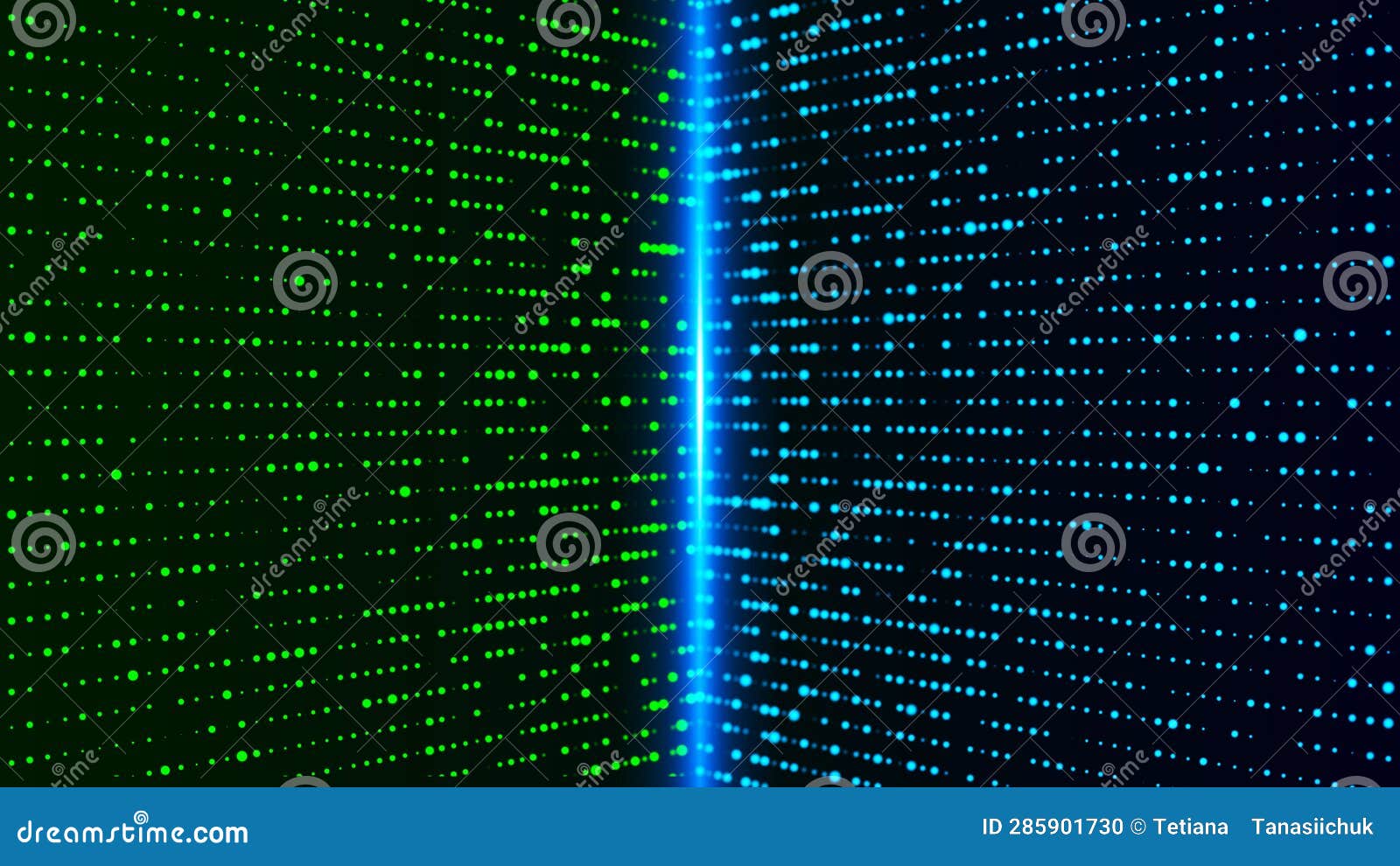 Big Data Visualization Abstract Particles Background Visual Information Computer Code Data