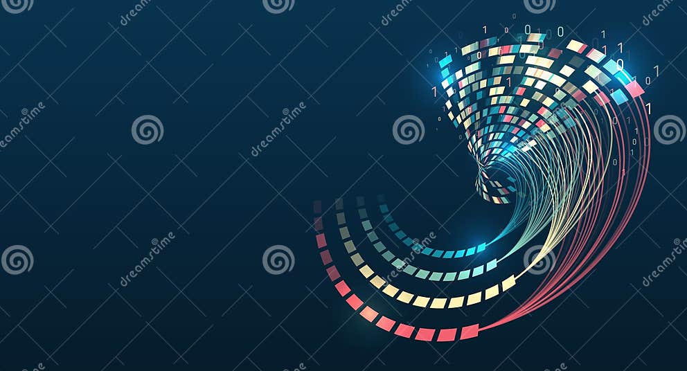 Big Data Visualization. Abstract Stream Information with Circles Array and Binary Code ...