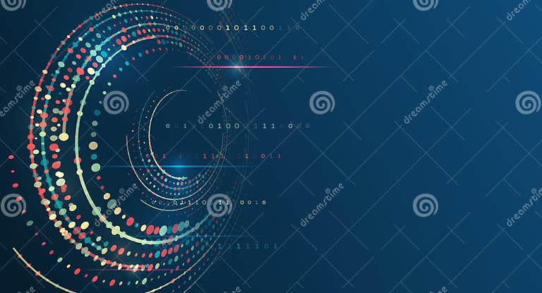 Big Data Visualization. Abstract Stream Information with Circles Array and Binary Code ...