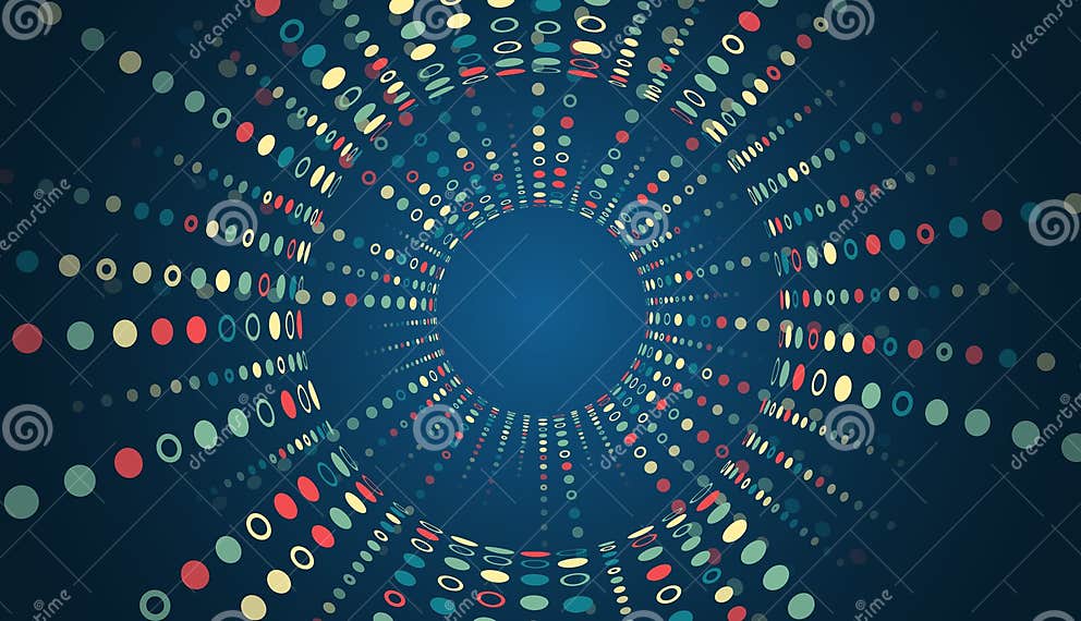 Big Data Visualization. Abstract Stream Information with Circles Array and Binary Code ...