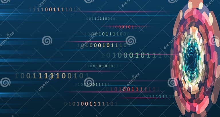 Big Data Visualization. Abstract Stream Information with Circles Array and Binary Code ...