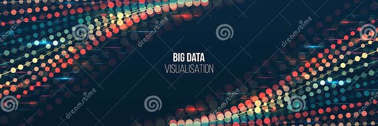Big Data Visualization Algorithms. Computer Technology Sorting Data ...