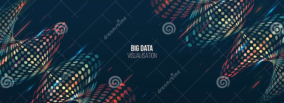 Big Data Visualization Algorithms. Computer Technology Sorting Data ...