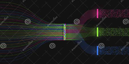 Big Data Visualization. Analysis Process. a Sorting Machine of Binary ...