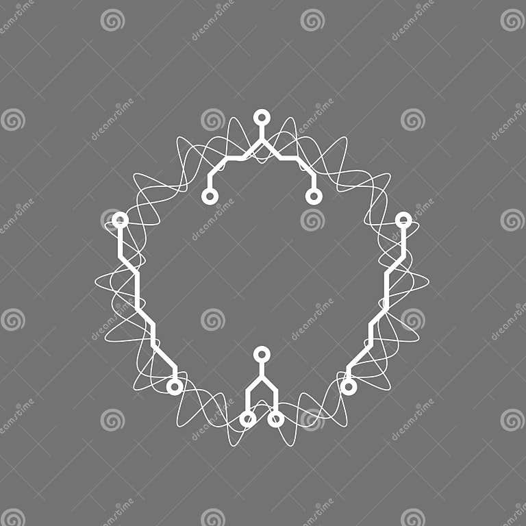Big Data Visualization. Data Array Visual Concept. Graphic Abstract Background. Vector ...