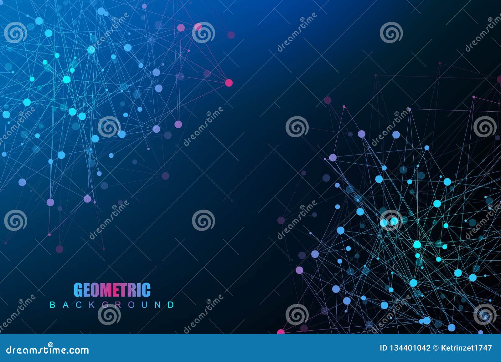 Big Data Visualization Background. Modern Futuristic Virtual Abstract ...