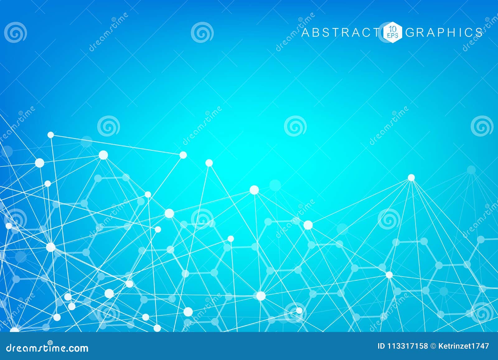 Big Data Visualization Background. Modern Futuristic Virtual Abstract ...