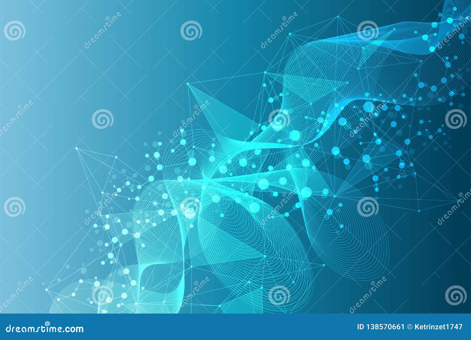 Big Data Visualization Background. Modern Futuristic Virtual Abstract ...