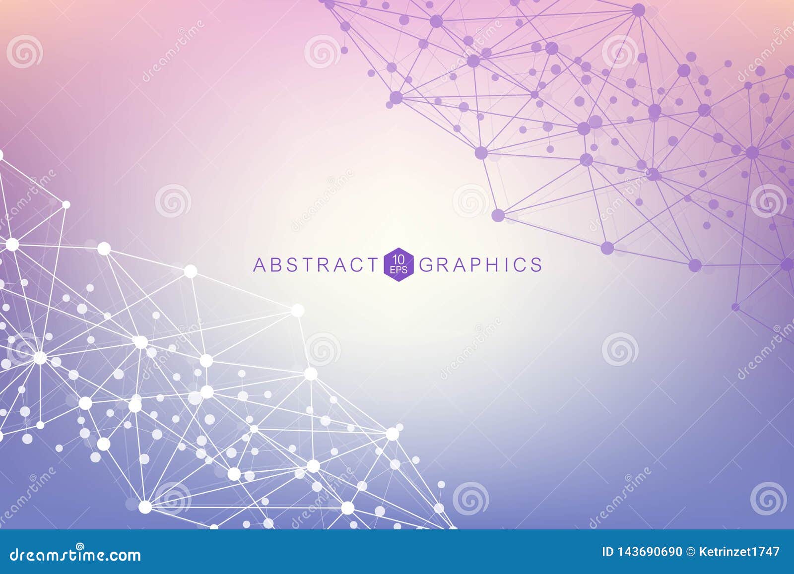 Big Data Visualization Background. Modern Futuristic Virtual Abstract ...