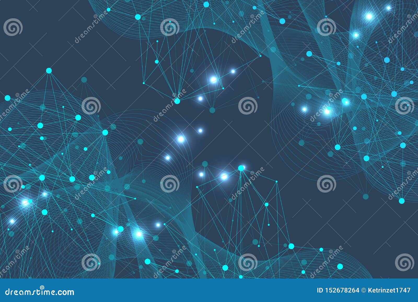 Big Data Visualization Background. Modern Futuristic Virtual Abstract ...
