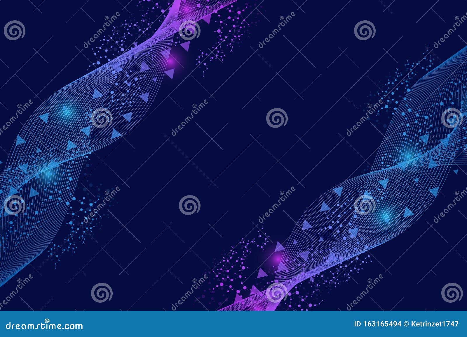 Big Data Visualization Background. Modern Futuristic Virtual Abstract ...