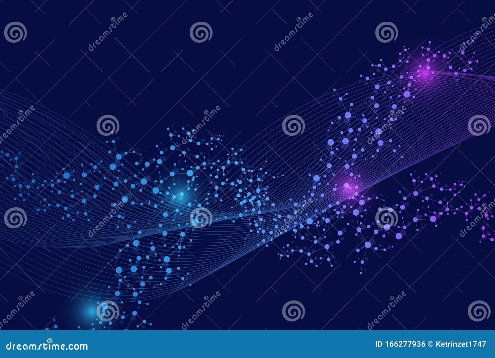 Big Data Visualization Background. Modern Futuristic Virtual Abstract ...
