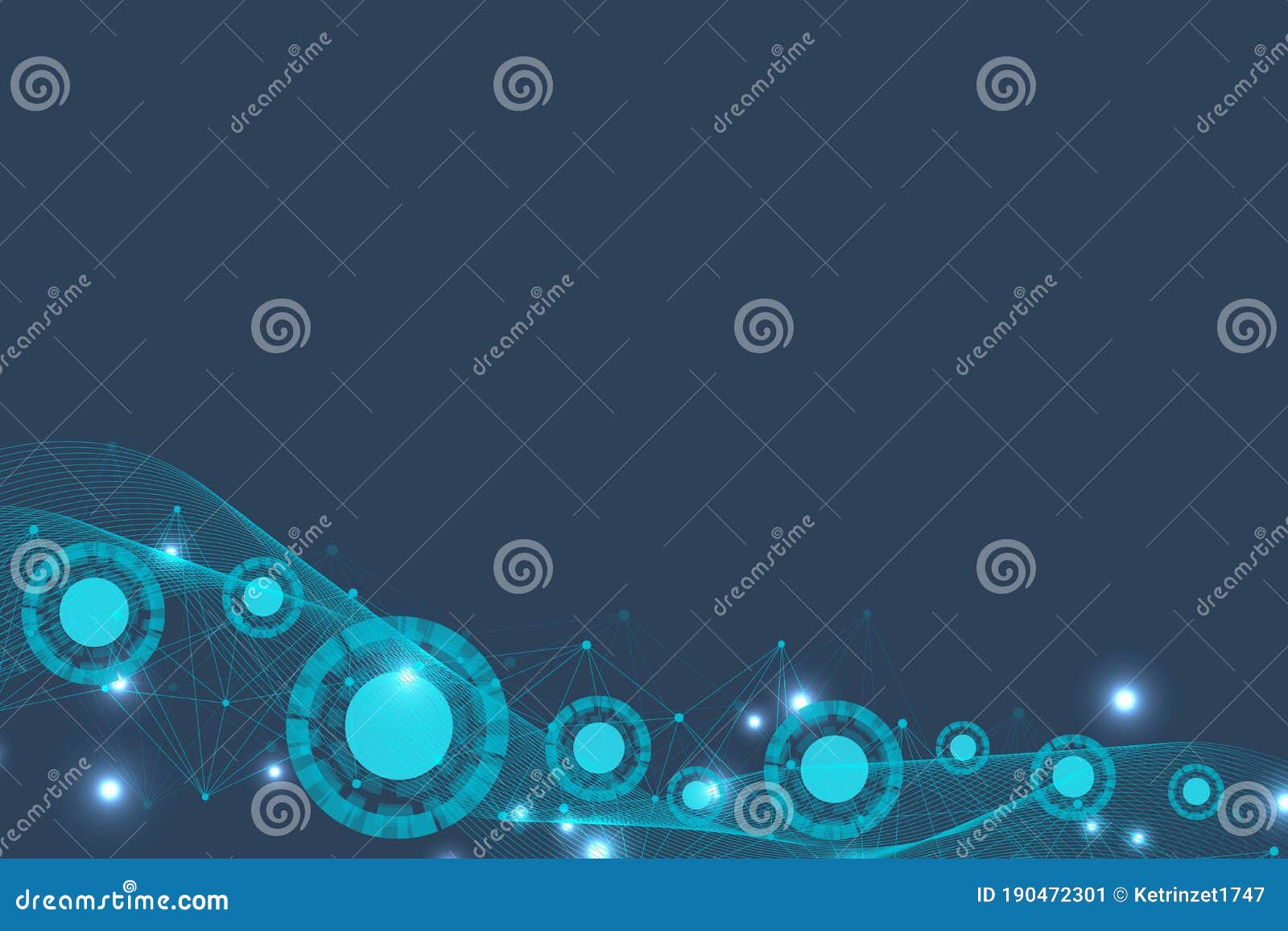 Big Data Visualization Background. Modern Futuristic Virtual Abstract ...