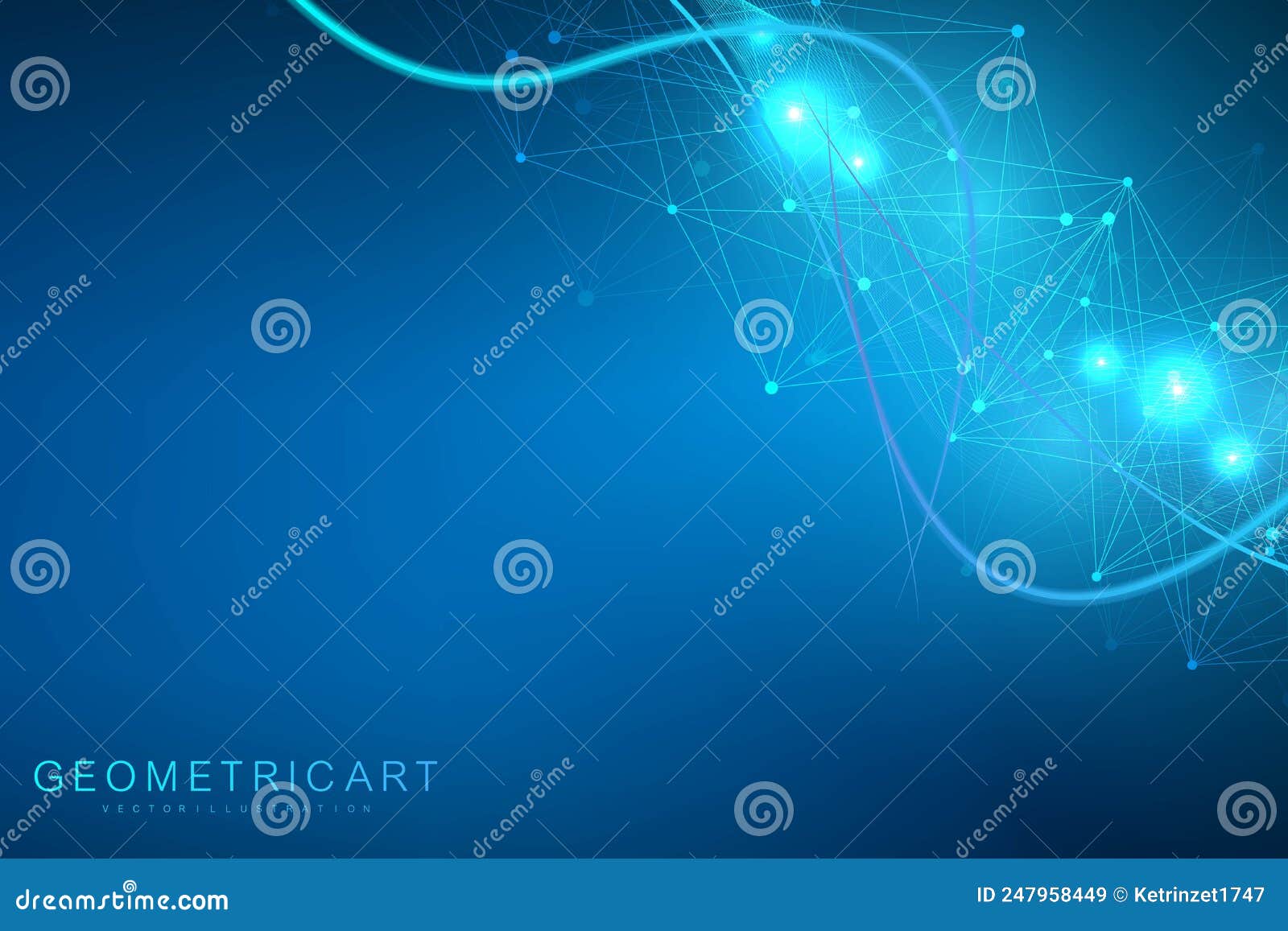 Big Data Visualization Background. Modern Futuristic Virtual Abstract ...