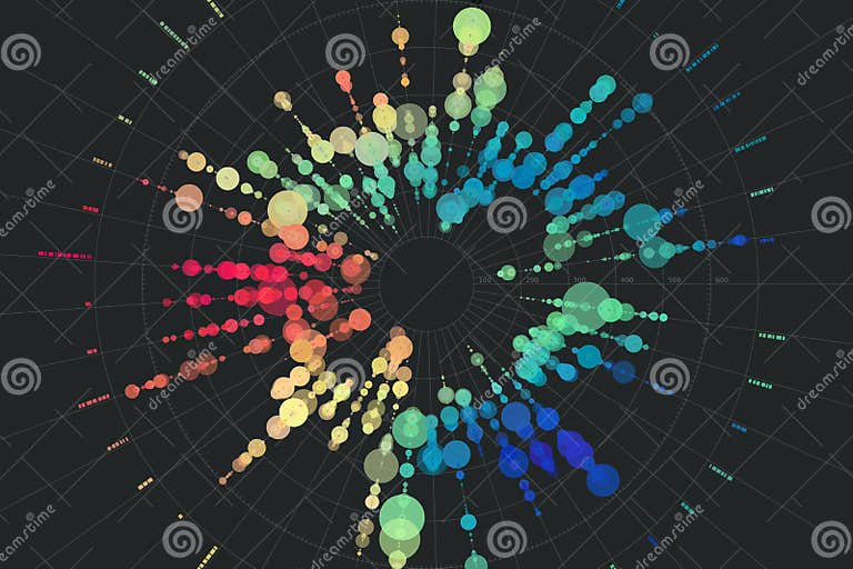 Big Data Visualization. Complex Data Concept. Abstract Information Diagram. Visual Big Data ...