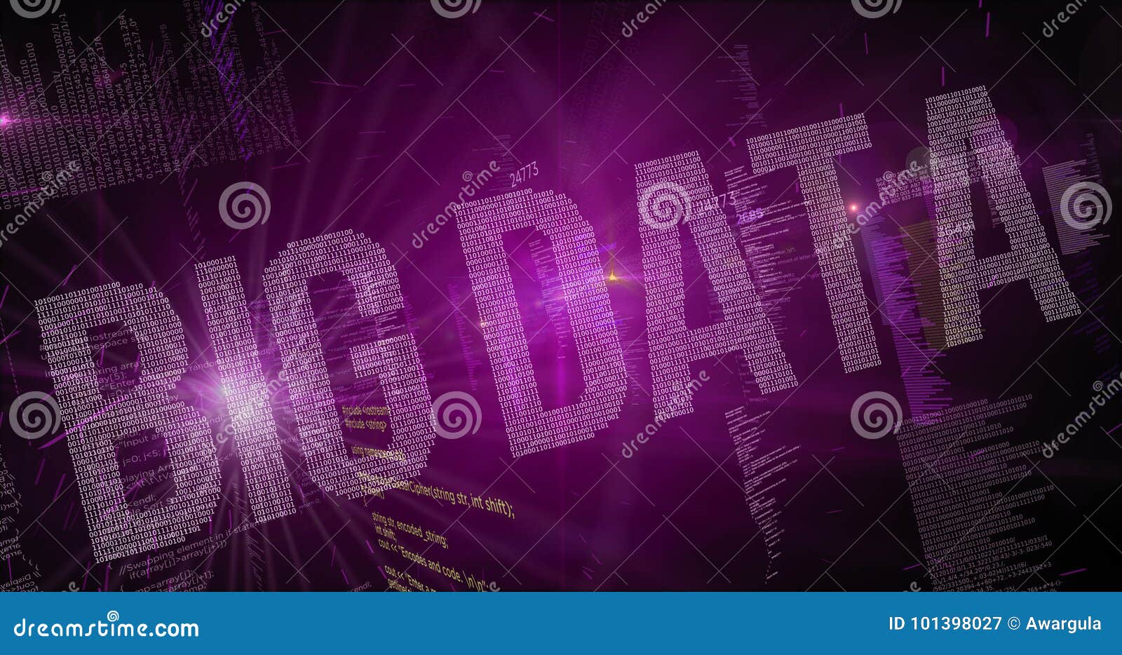 Big data stock illustration. Illustration of abstract - 101398027