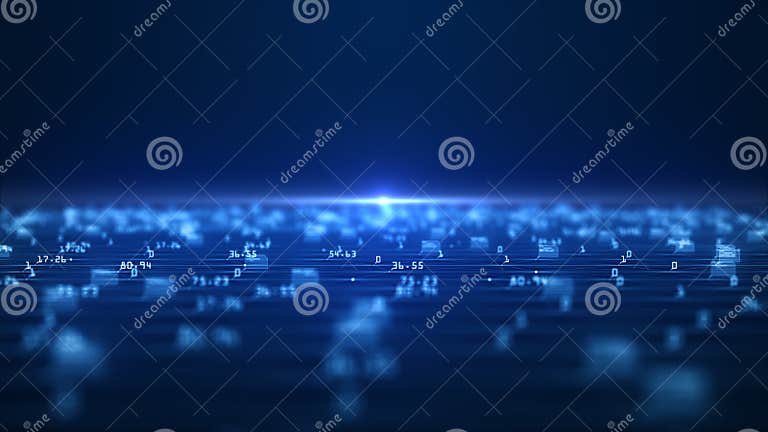 Big Data Visualization Concept. Machine Learning Algorithms. Analysis ...