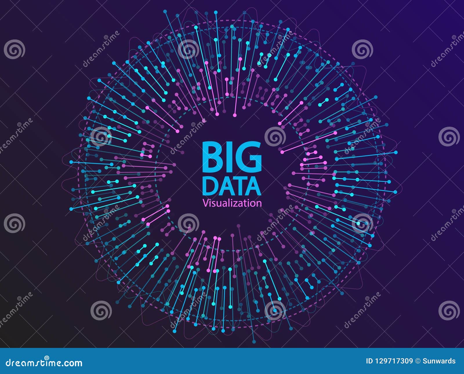 Big Data Visualization Concept Vector Design. Stock Vector ... Big Data Visualization Concept Vector Design. Stock Vector ...