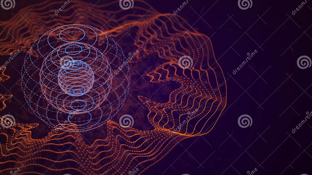 Big Data Visualization. Data Array Visual Concept. Abstract Background. Analytics Data ...