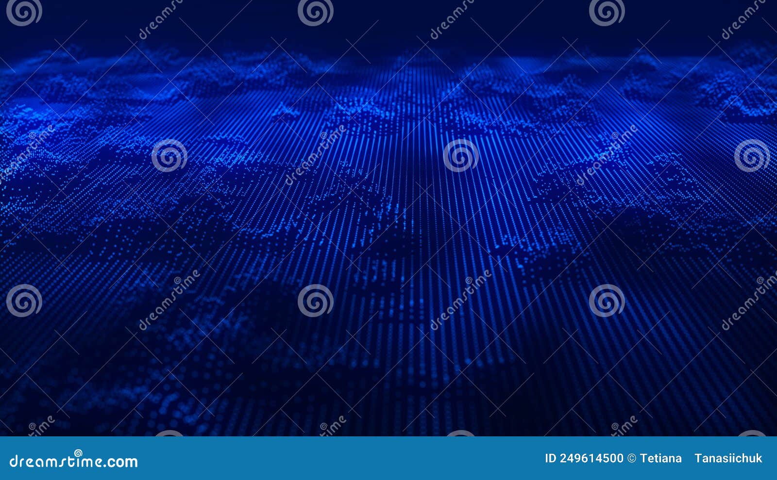 Big Data Visualization. Data Technology Illustration. Science ...