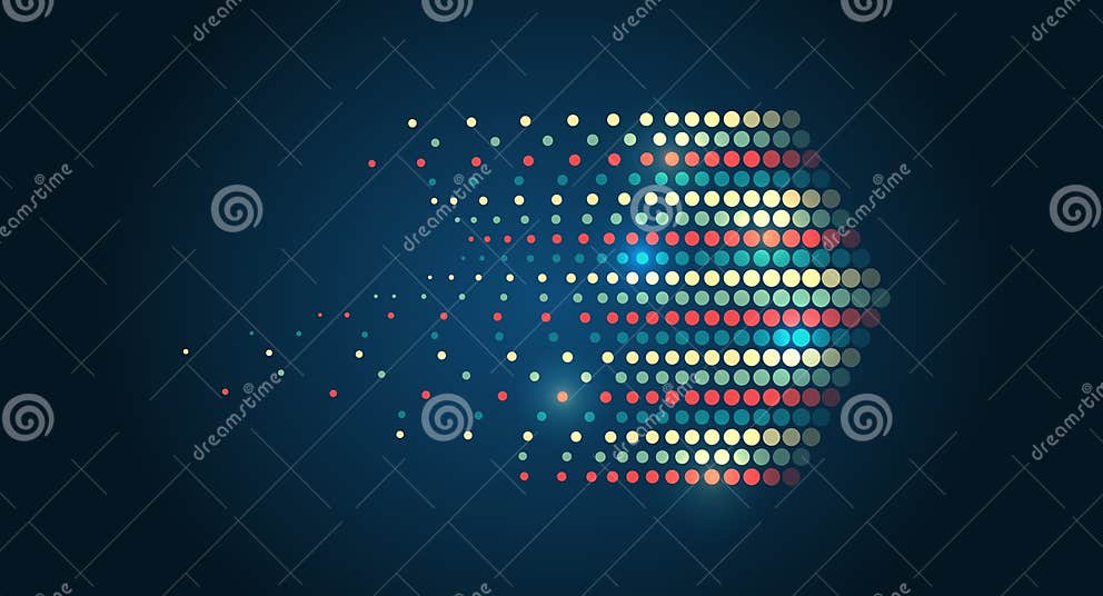 Big Data Visualization. a Dynamic Array of Information. Data Sorting ...