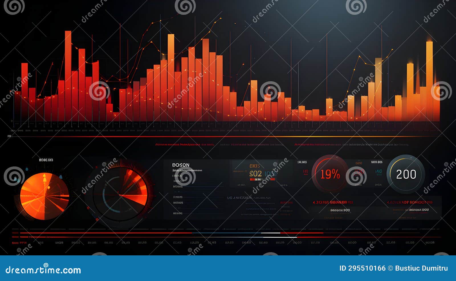 Big Data Visualization. Futuristic Info Graphic. Information Aesthetic ...