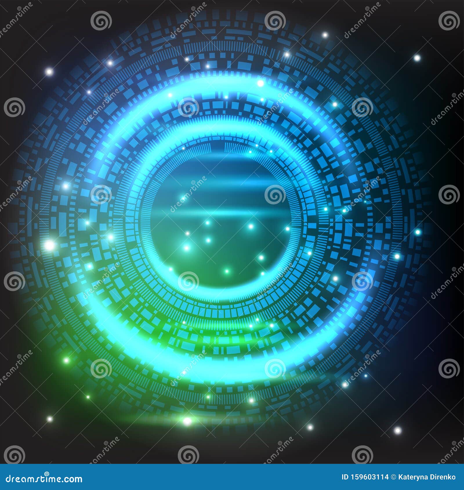 Big Data Visualization. Futuristic Infographic. Information Aesthetic ...