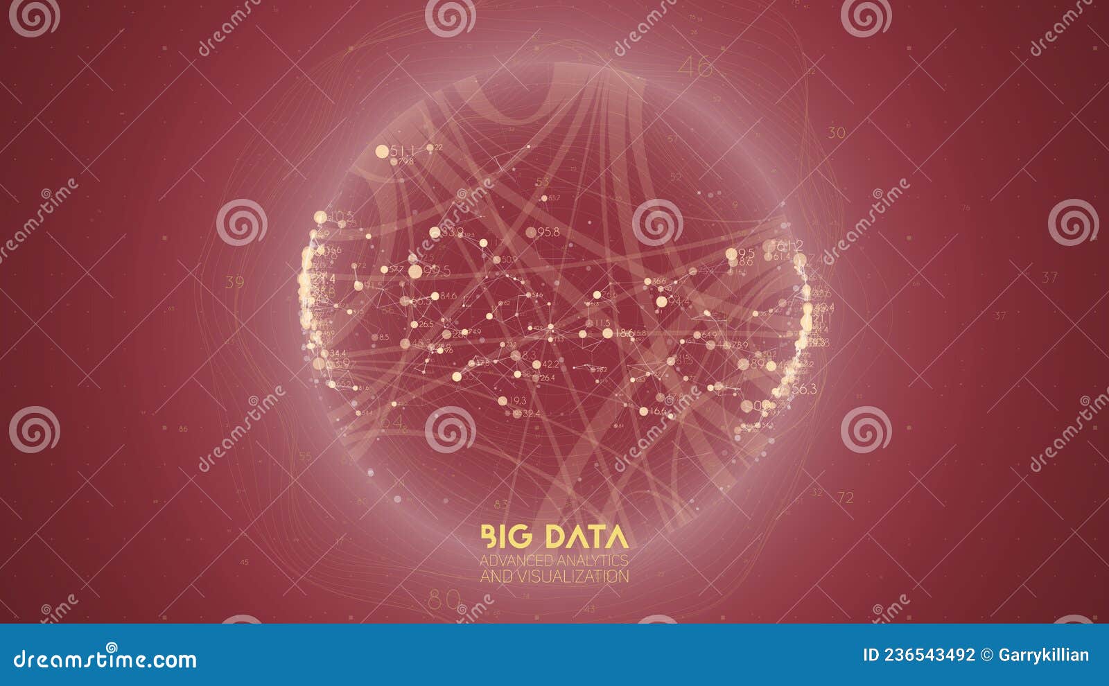 Big Data Visualization. Futuristic Infographic. Information Aesthetic ...