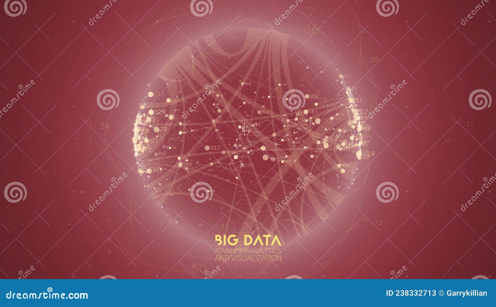 Big Data Visualization. Futuristic Infographic. Information Aesthetic ...