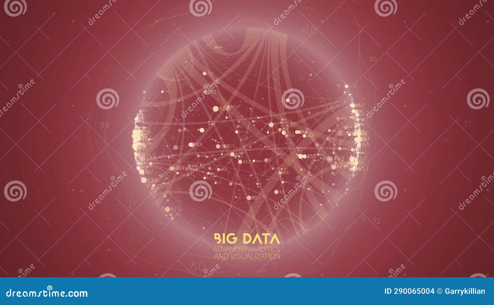 Big Data Visualization. Futuristic Infographic. Information Aesthetic ...