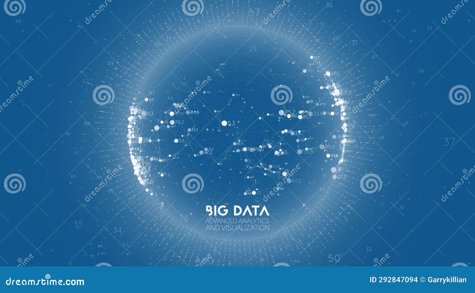 Big Data Visualization. Futuristic Infographic. Information Aesthetic ...