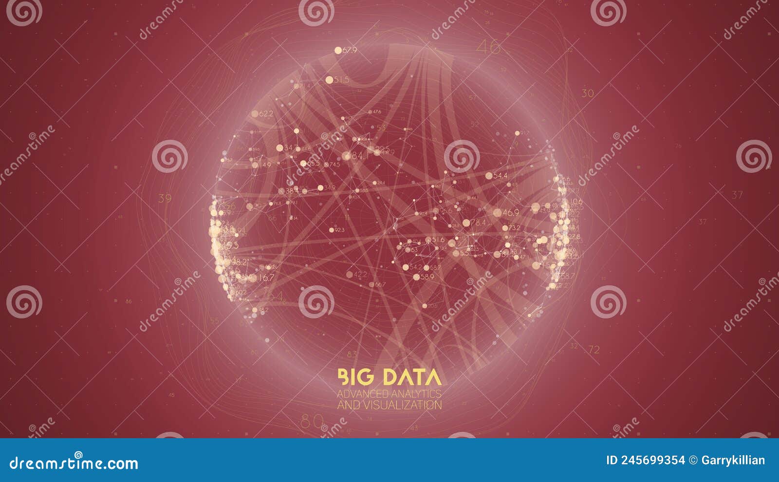 Big Data Visualization. Futuristic Infographic. Information Aesthetic ...