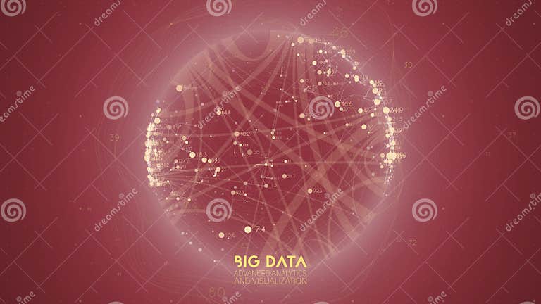 Big Data Visualization. Futuristic Infographic. Information Aesthetic ...