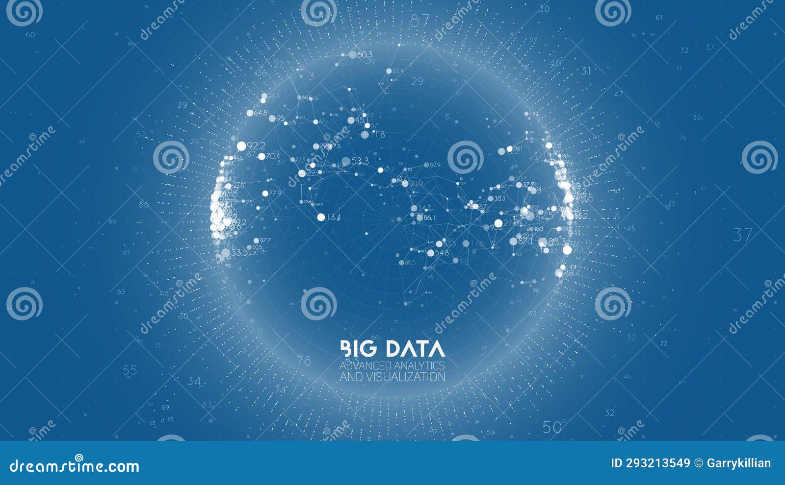 Big Data Visualization. Futuristic Infographic. Information Aesthetic ...