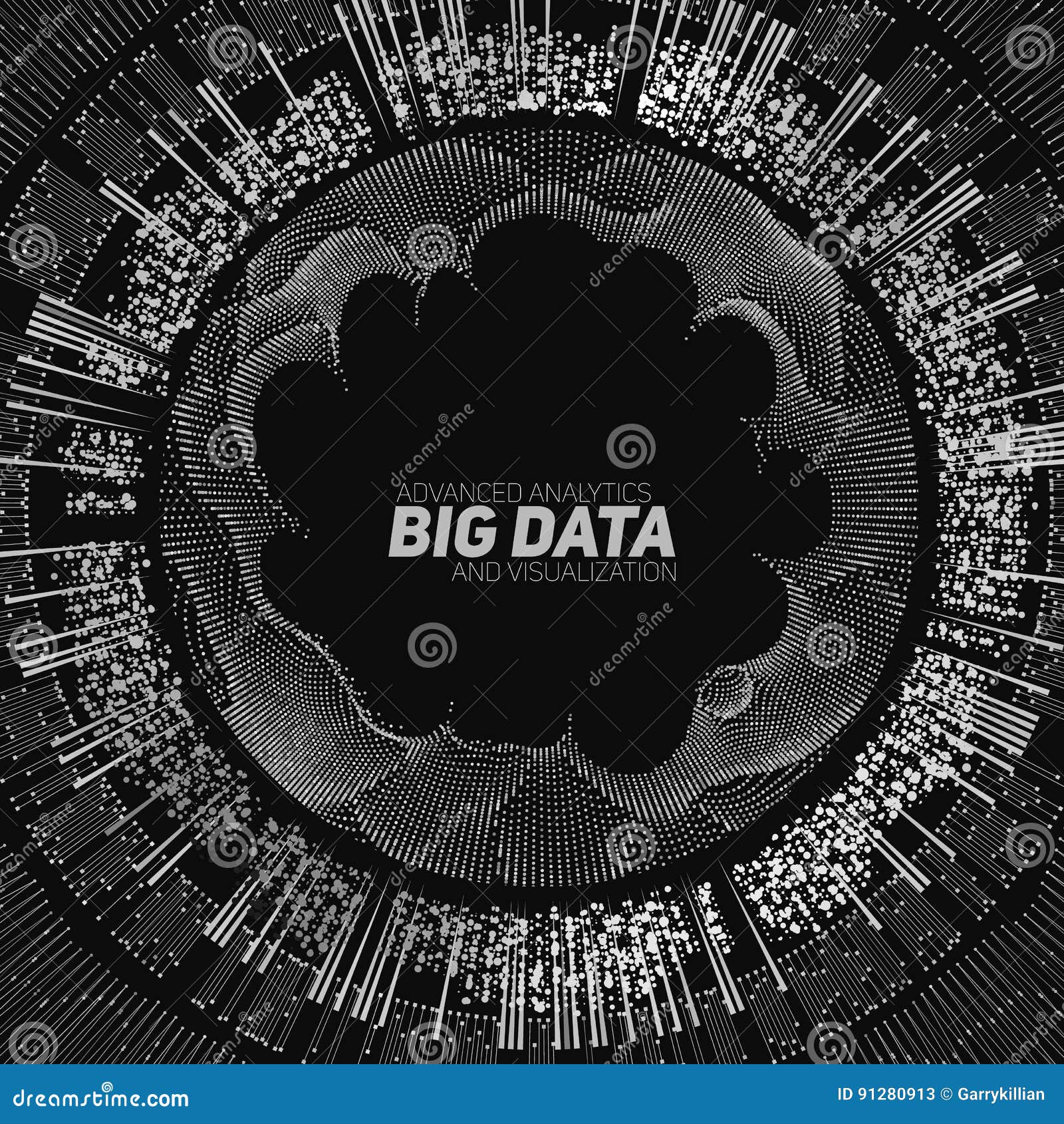 Big Data Visualization. Futuristic Infographic. Information Aesthetic ...
