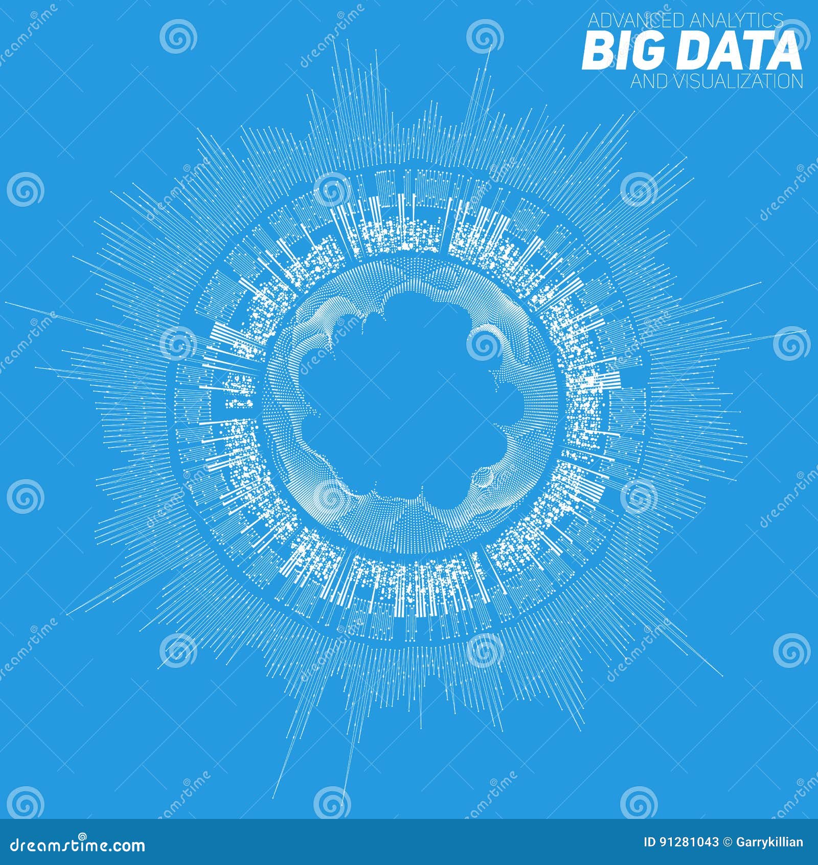 Big Data Visualization. Futuristic Infographic. Information Aesthetic ...