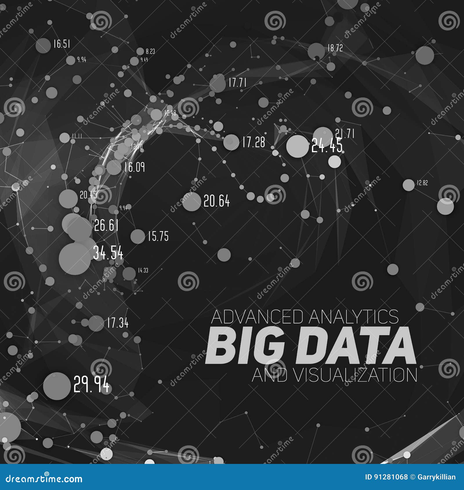 Big Data Visualization. Futuristic Infographic. Information Aesthetic ...