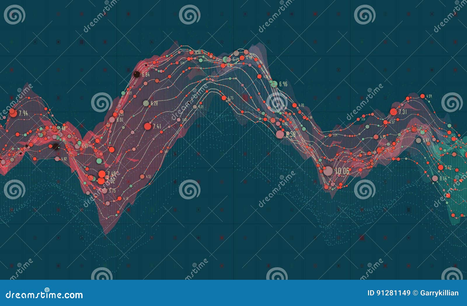 Big Data Visualization. Futuristic Infographic. Information Aesthetic ...