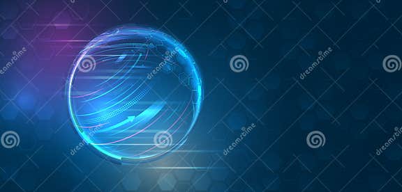 Big Data Visualization Futuristic Network Or Business Analytics Structuring The Flow Of