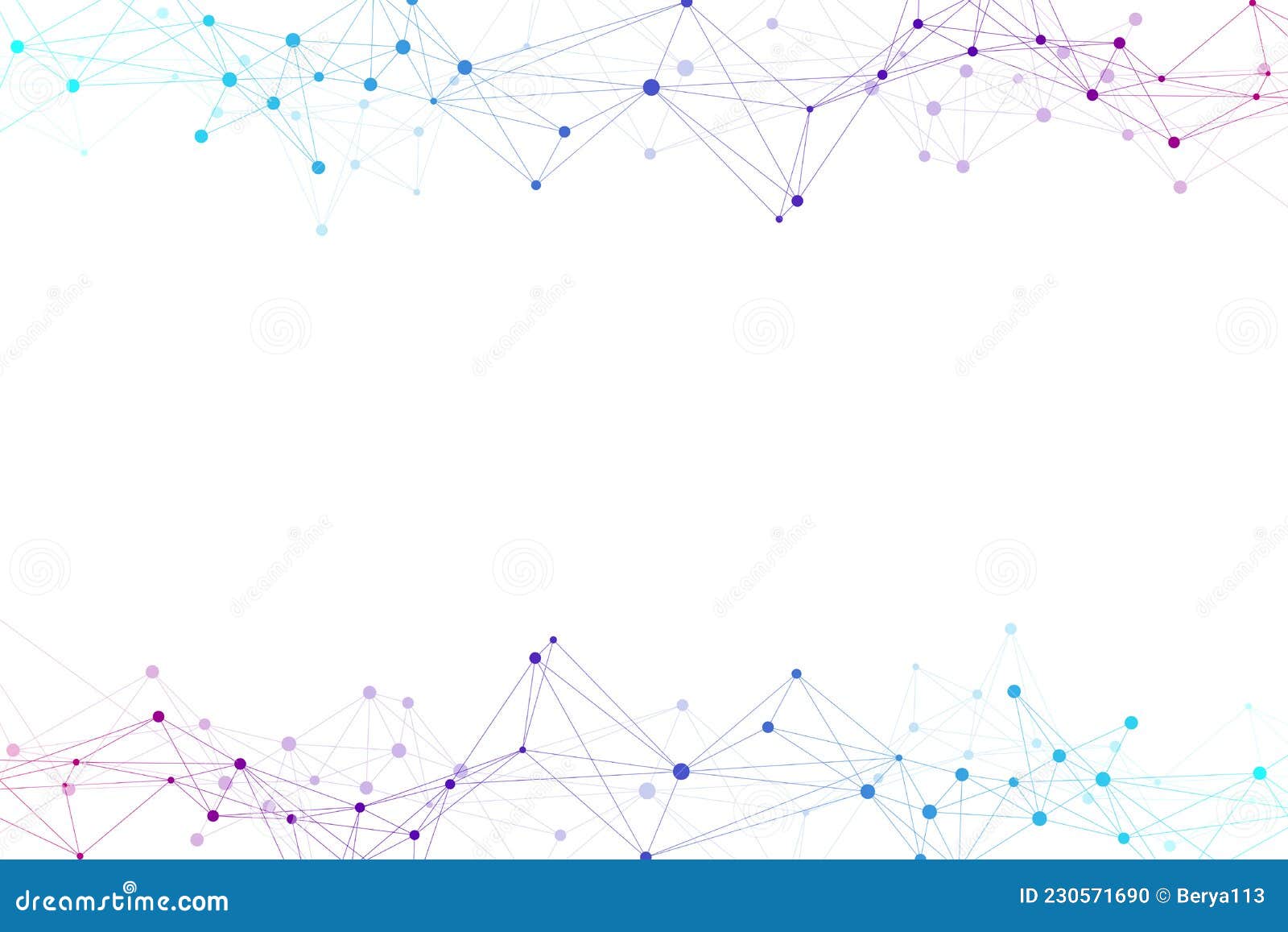 Big Data Visualization. Geometric Abstract Background Visual ...