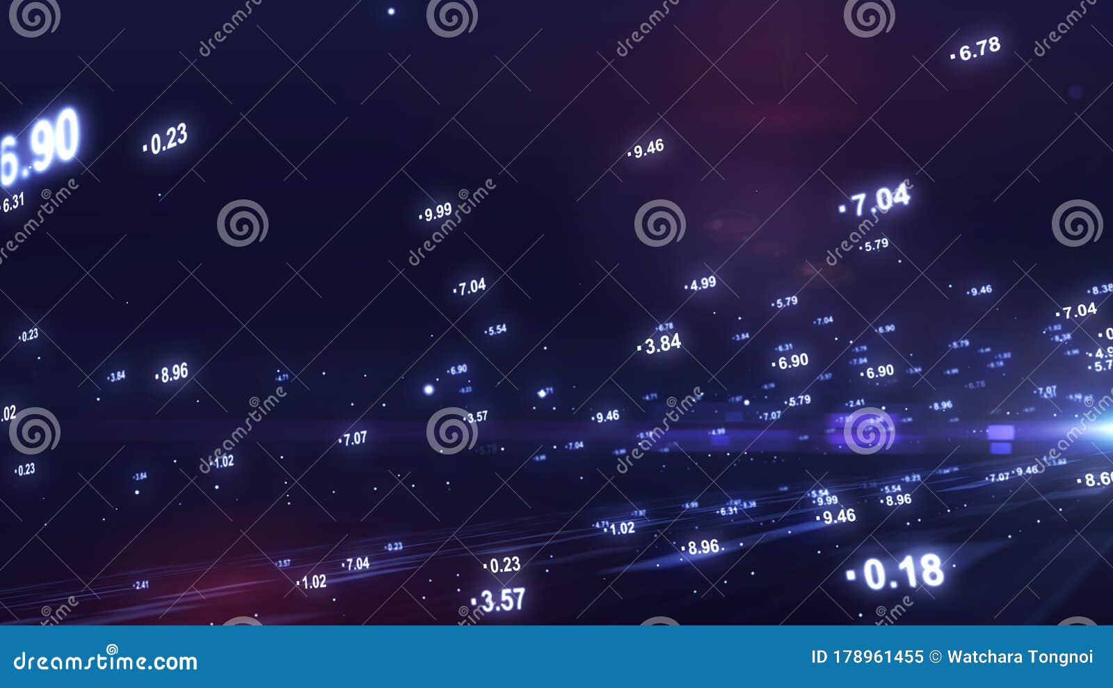 Big Data Visualization, Grid Data Driven Technology Futuristic Digital ...