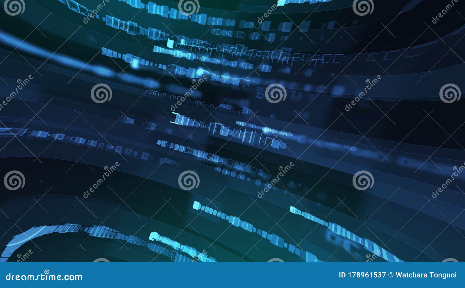 Big Data Visualization, Grid Data Driven Technology Futuristic Digital ...