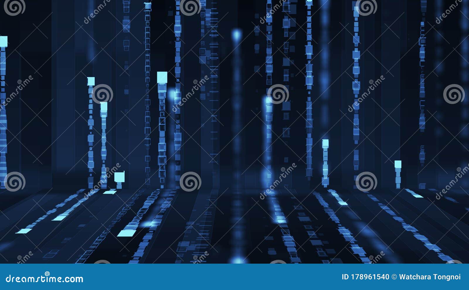 Big Data Visualization, Grid Data Driven Technology Futuristic Digital ...