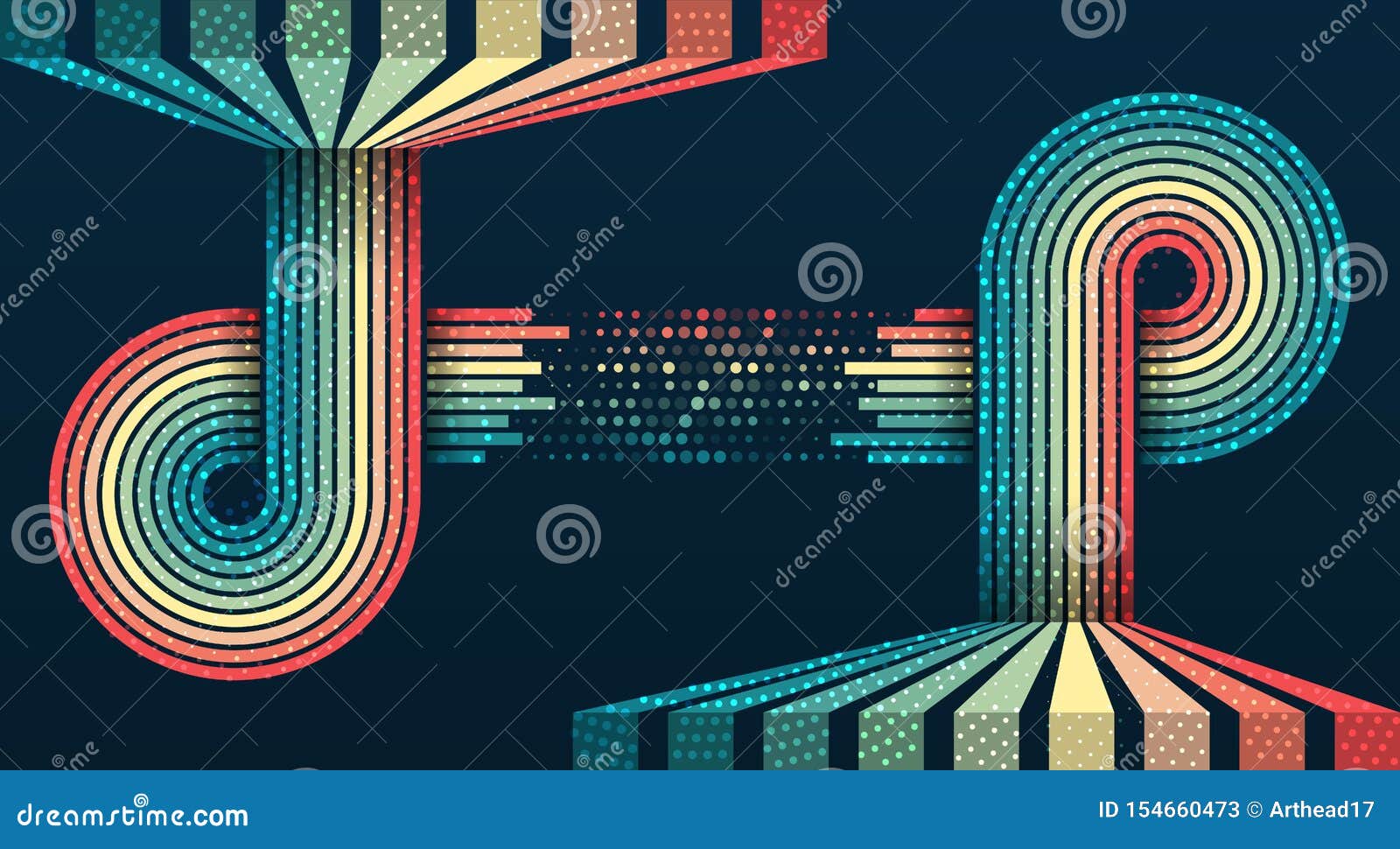 Big Data Visualization Information Analytics Concept Stock Vector Illustration Of Mesh